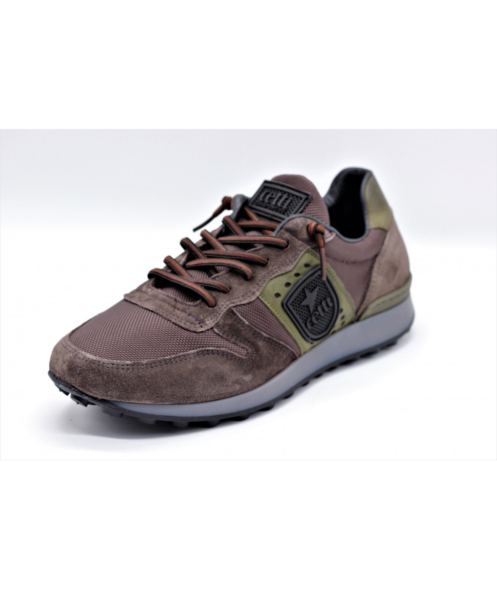 CETTI C1169 TAUPE baskets mode pour hommes avec laçage élastique