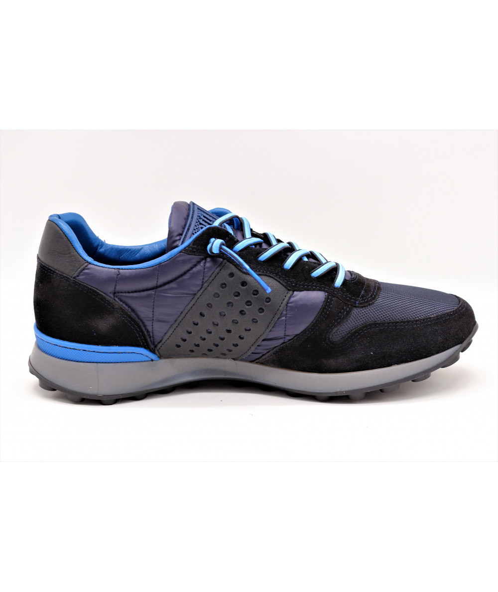 CETTI C1169 MARINE baskets mode pour hommes avec laçage élastique