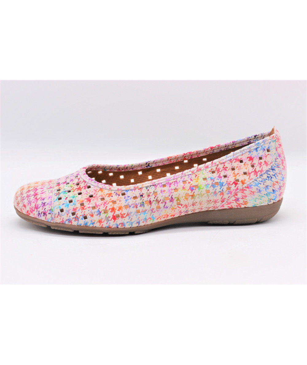 GABOR ballerine 44.169.50 en cuir multicouleur pour femmes