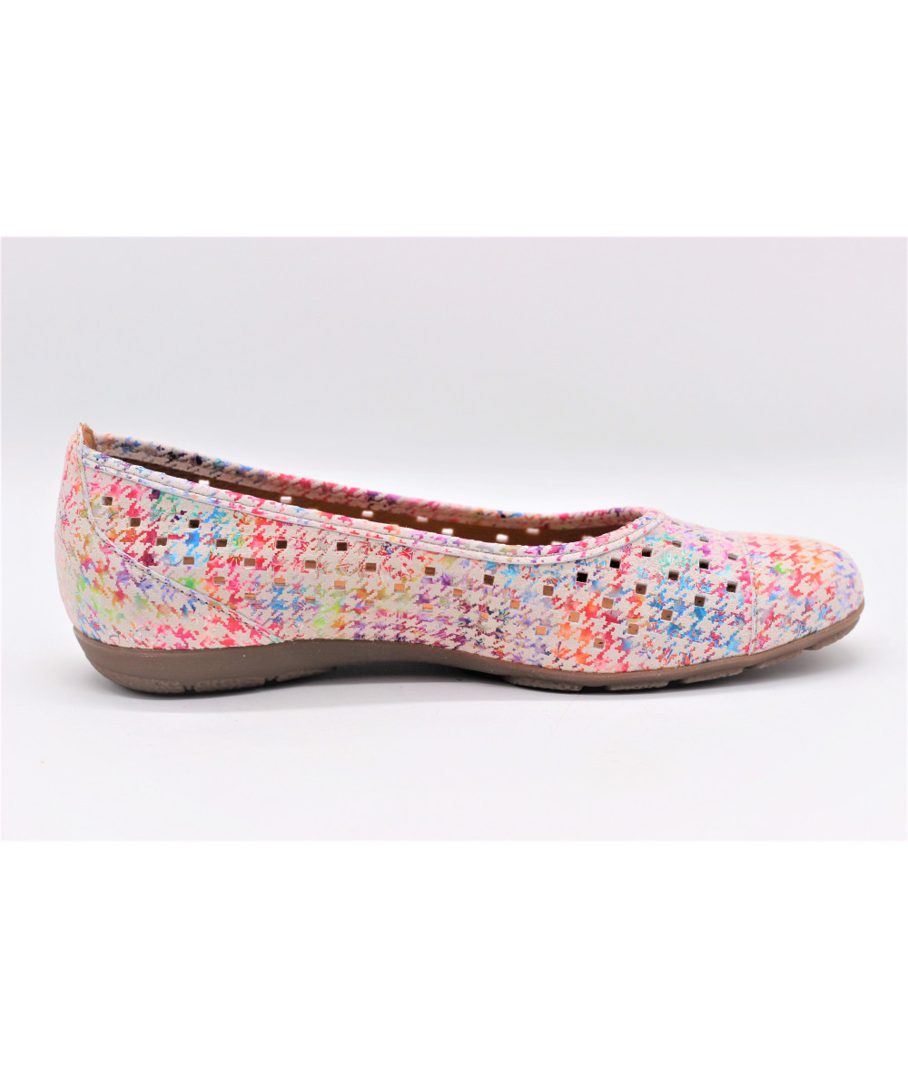GABOR ballerine 44.169.50 en cuir multicouleur pour femmes