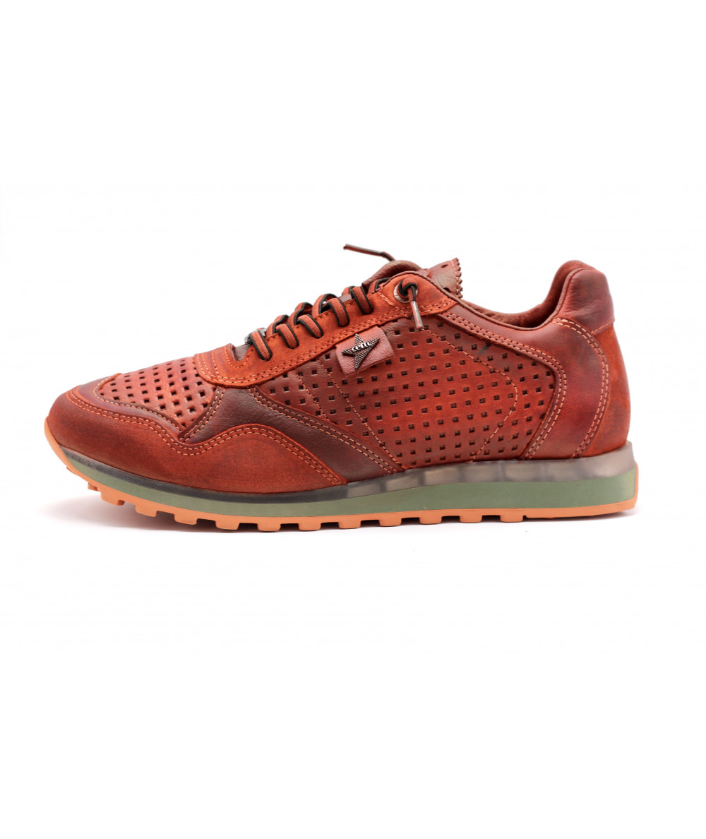 CETTI C848 NATURE Baskets Tendance Brique Rouge | L'Empreinte Chaussures