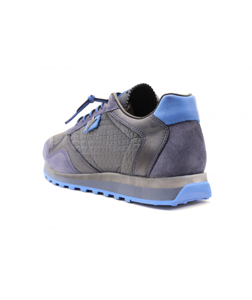 CETTI C848 MOSAICO Baskets Homme Marine Tendance | L'Empreinte Chaussures