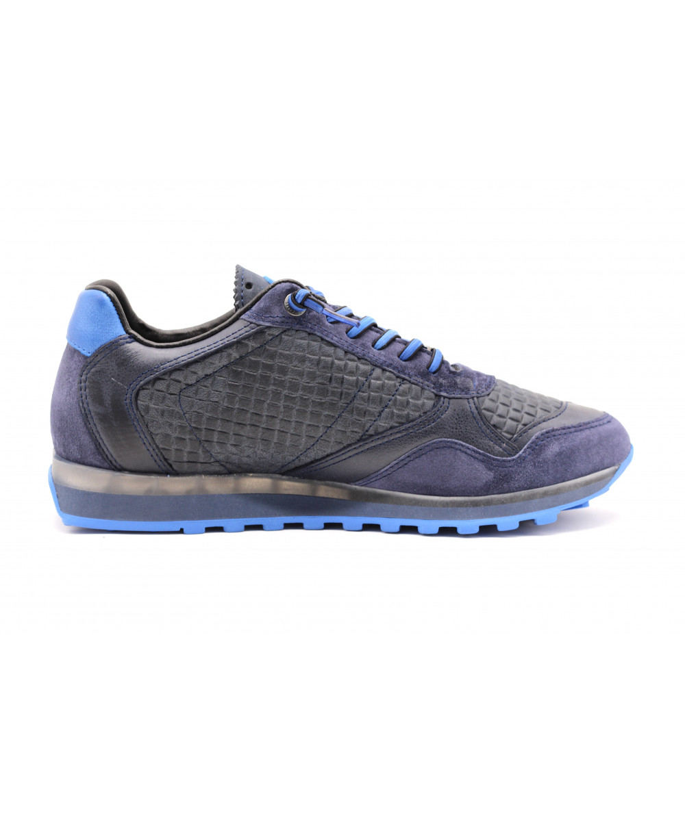 CETTI C848 MOSAICO Baskets Homme Marine Tendance | L'Empreinte Chaussures