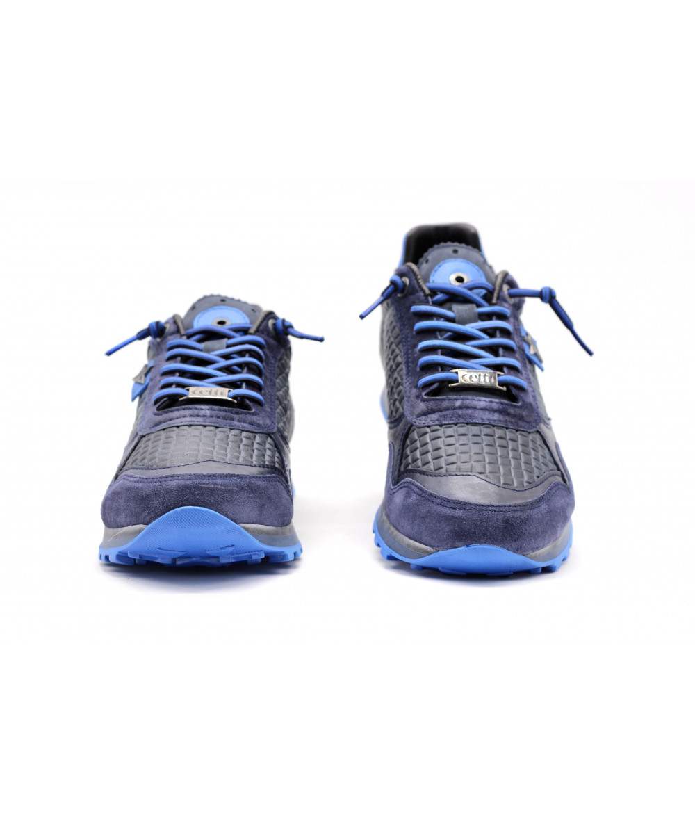 CETTI C848 MOSAICO Baskets Homme Marine Tendance | L'Empreinte Chaussures