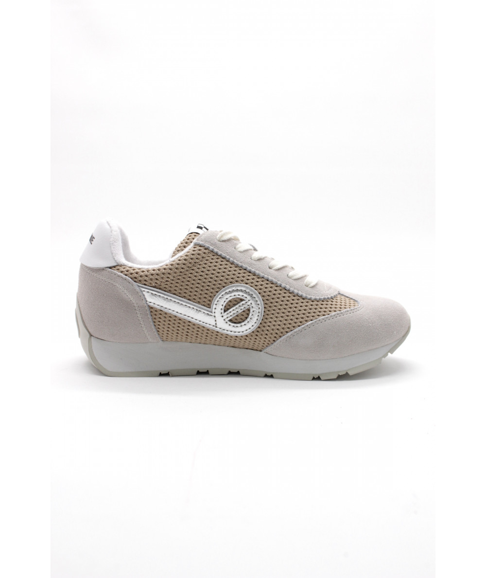 NO NAME CITY RUN JOGGER Baskets Cuir Beige Nude | L'Empreinte Chaussures