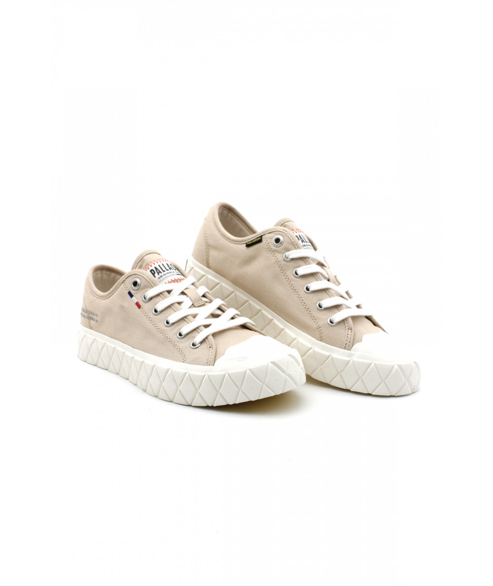 PALLADIUM PALLA ACE CVS Baskets Blanche Nude | L'Empreinte Chaussures