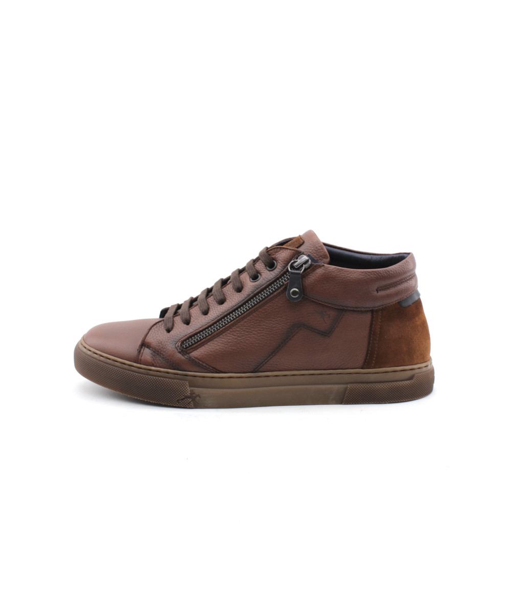 FLUCHOS F1550 NIKO Baskets Montantes Cuir Marron ou Marine | L'Empreinte