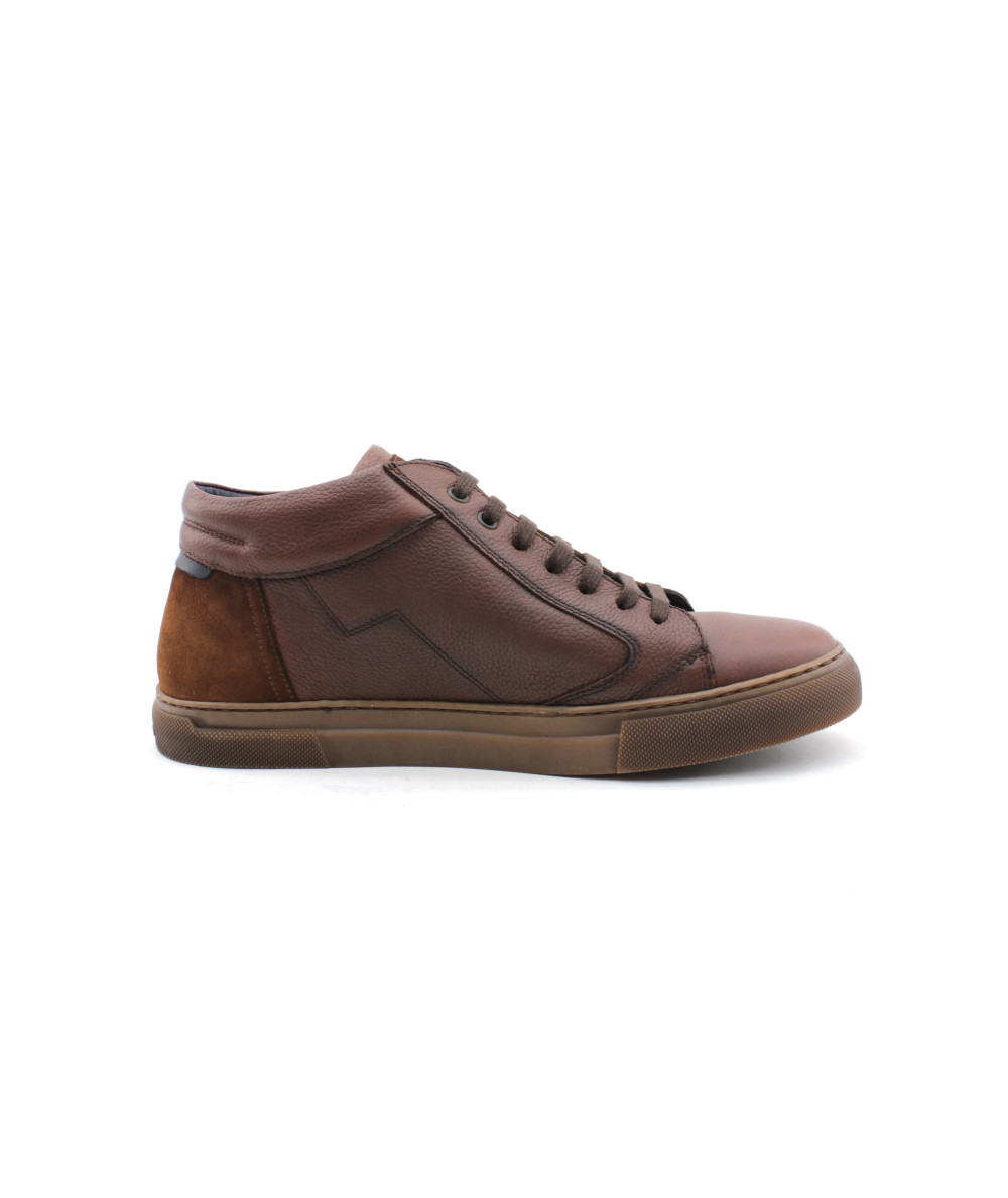 FLUCHOS F1550 NIKO Baskets Montantes Cuir Marron ou Marine | L'Empreinte