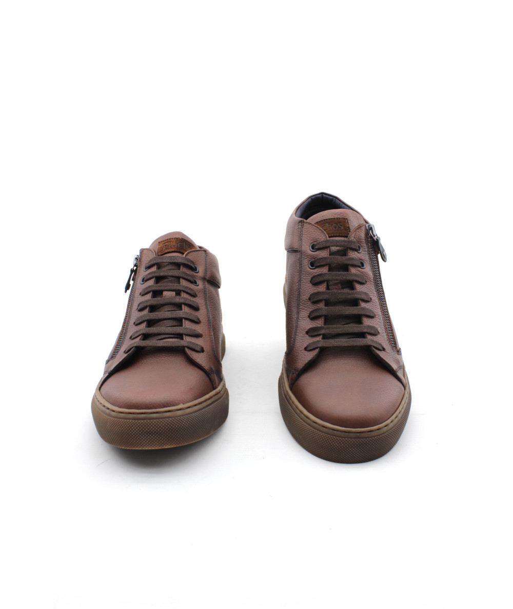 FLUCHOS F1550 NIKO Baskets Montantes Cuir Marron ou Marine | L'Empreinte