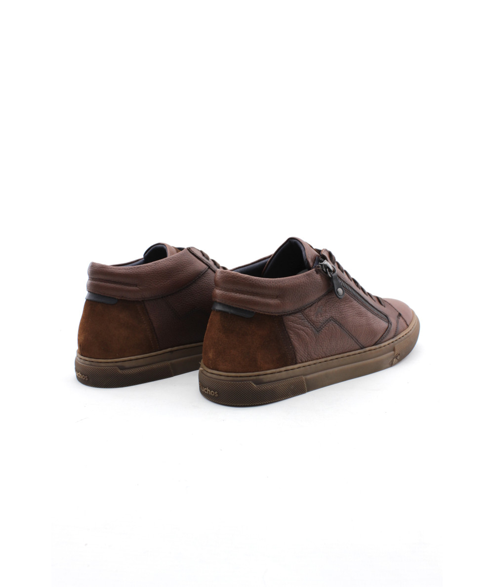 FLUCHOS F1550 NIKO Baskets Montantes Cuir Marron ou Marine | L'Empreinte