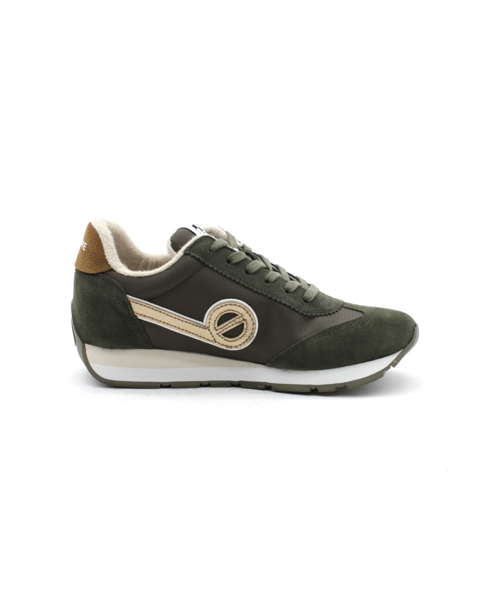 NO NAME CITY RUN JOGGER Baskets Cuir Kaki | L'Empreinte Chaussures