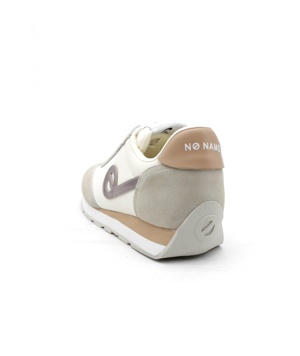 NO NAME CITY RUN JOGGER Baskets Cuir Beige | L'Empreinte Chaussures