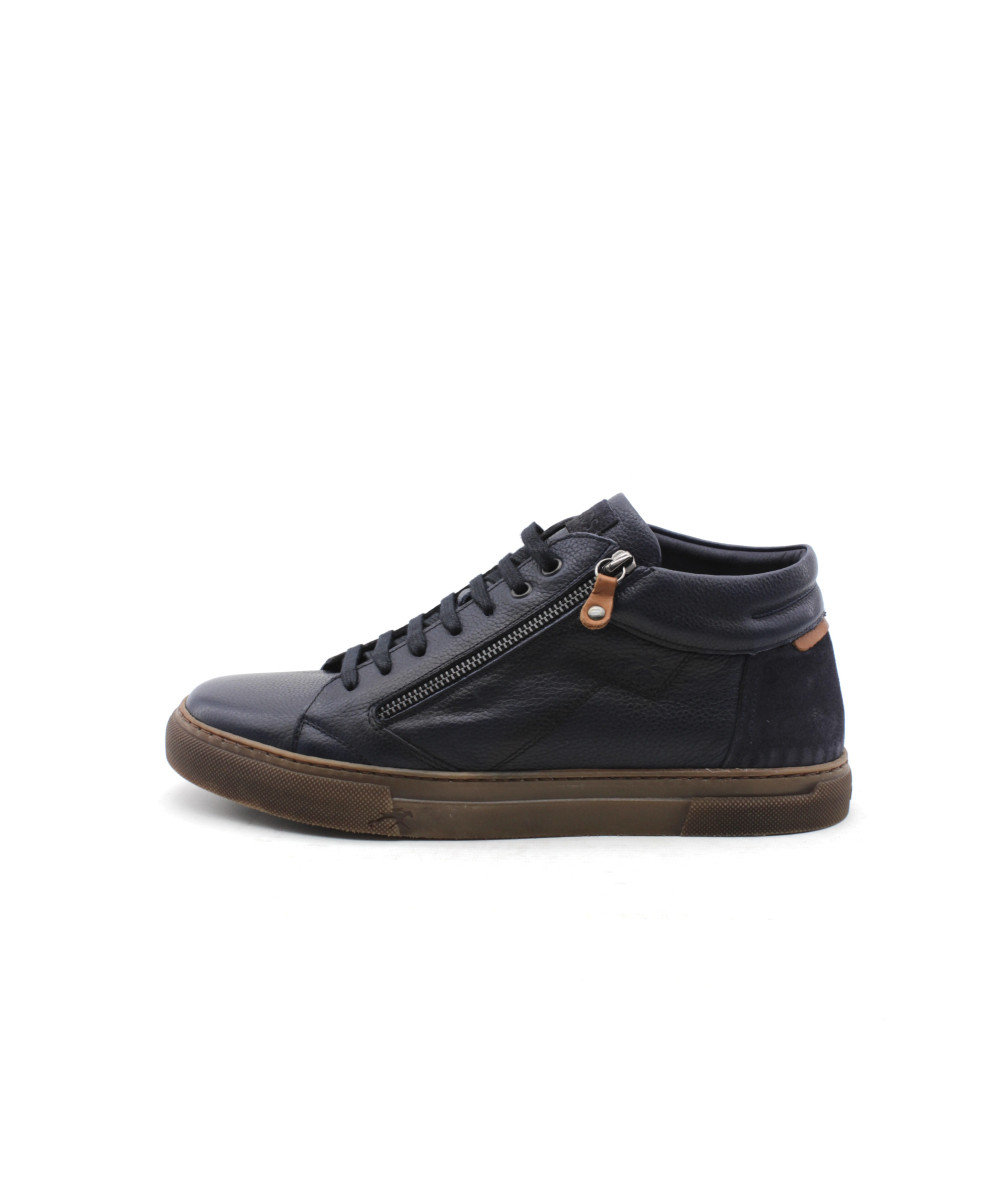 FLUCHOS F1550 NIKO Baskets Montantes Cuir Marron ou Marine | L'Empreinte