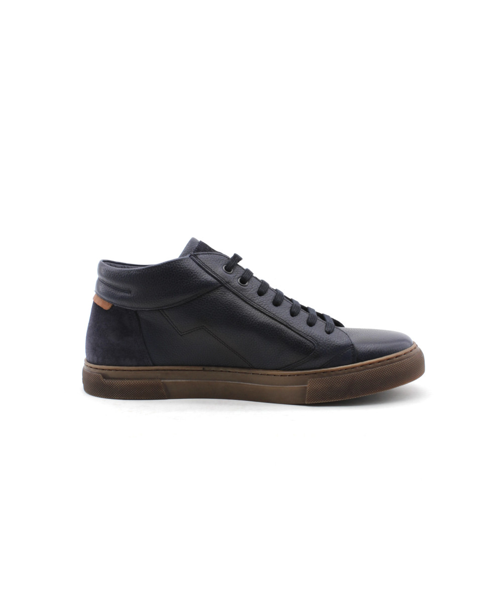 FLUCHOS F1550 NIKO Baskets Montantes Cuir Marron ou Marine | L'Empreinte