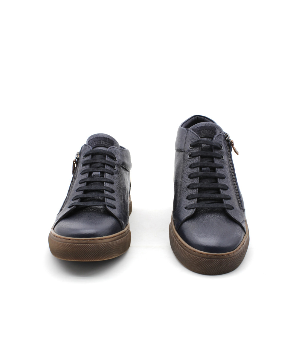 FLUCHOS F1550 NIKO Baskets Montantes Cuir Marron ou Marine | L'Empreinte