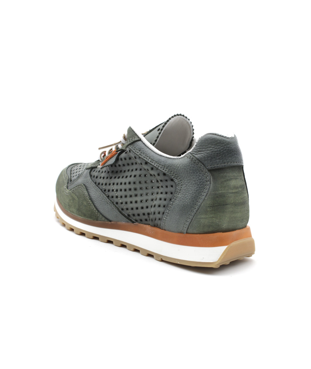 CETTI C848 Baskets Homme Cuir Vert | L'Empreinte Chaussures