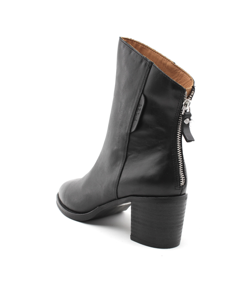 EMILIE KARSTON OXALYS Bottines Cuir Cognac ou Noir | L'Empreinte Chaussures